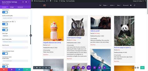 Demo Divi Query Builder Divi Coding Store
