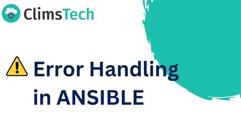 Error Handling In Ansible