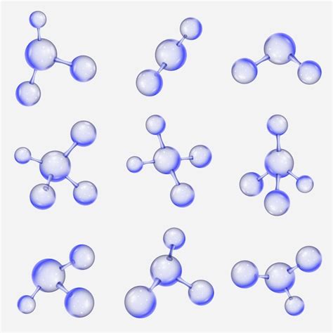 Premium Vector 3d Oxygen Cell Glass Model Dna Chemical Elements Set Molecular Atom For Bio