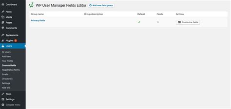 How To Add Custom Fields Wp User Manager