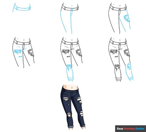 How To Draw Anime Girl Pants How To Draw A Girl Dress Design Drawing