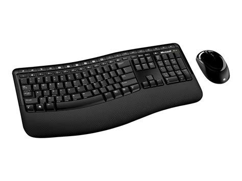 Microsoft Wireless Comfort Desktop 5000 Keyboard And Mouse Set Wireless 2 4 Ghz Us