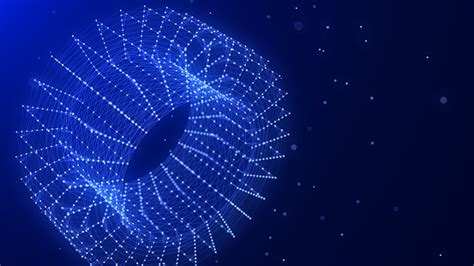 점과 선이 있는 3d 미래 지향적인 기하학적 모양입니다 구조 기술 네트워크 연결 추상 와이어 프레임 트위스트 형태 어두운 사이버