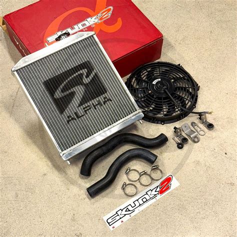 Skunk2 Pro Driver Side Alpha Radiator Kit For Honda Civic Acura Integra