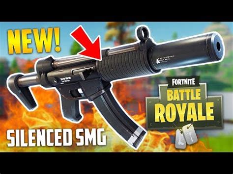 New Silenced Smg Fortnite Battle Royale Youtube