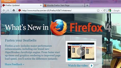 Speedier Firefox 4 Beta 7 Nearly Finished Video