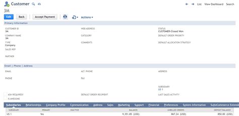 Accounts Receivable In Netsuite Suiterep