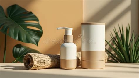 Eco Friendly Product Packaging Design With Natural Textures And Earthy