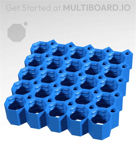 5x5 Multiboard Core Tile X4 Stack 3d Model By Multiboard On Thangs