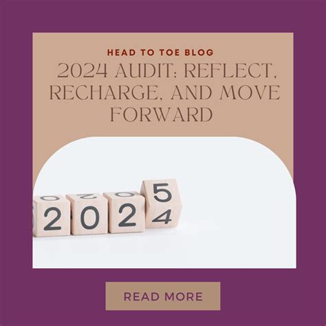 2024 audit reflect recharge and move forward head to toe therapies