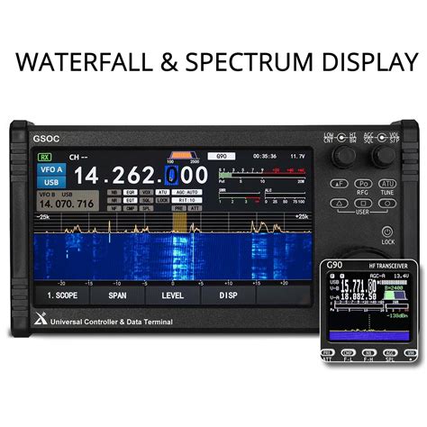 Xiegu Gsoc Controller Touch Screen Fm Mode Spectrum And Waterfall Display Radioddity