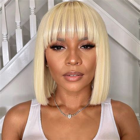 613 Blonde Wigs 613 Lace Front Wig Bob Wigs Linktohair
