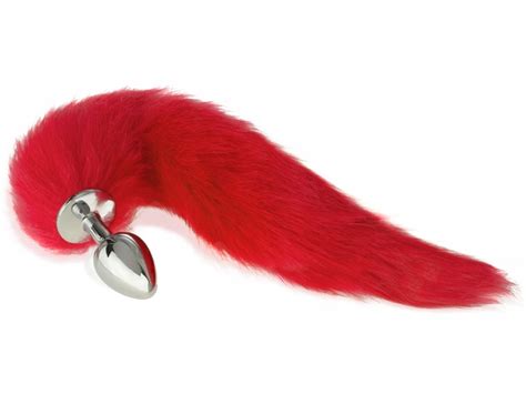 Stalowy Sex Korek Plug Analny Lisi Ogon Kita 13502321855