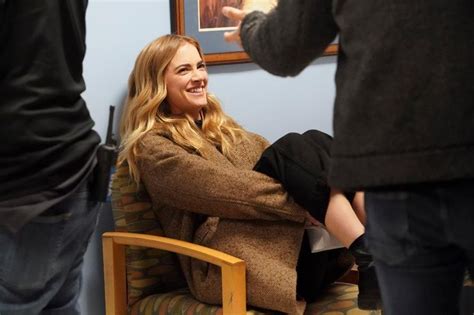 Emily Wickersham Ncis Behind The Scenes Long Sleeve Dress Sweater Dress Fashion