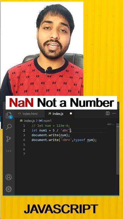 Nan In Javascript Youtube