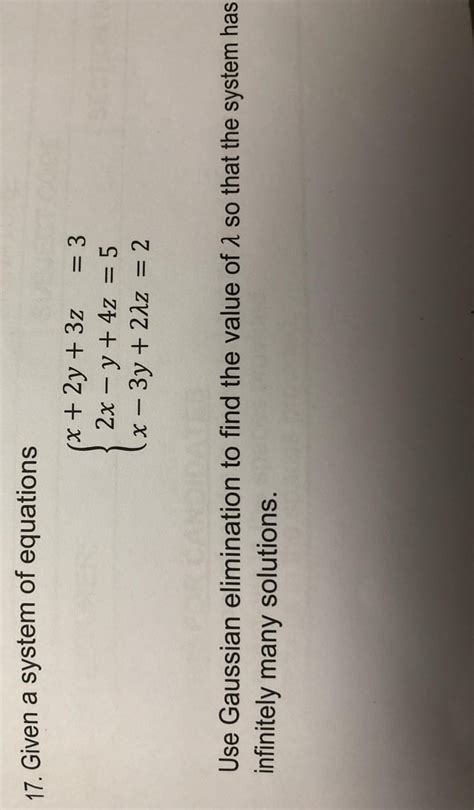 Matrices Gaussian How To Solve Itonly Got It Halfway Thanks In Advance Rhomeworkhelp