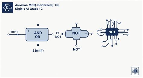 Ict Revision Mcq Series Al Grade 12 4 Logic Gates To Design Basic Digital Circuits And