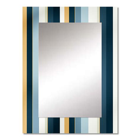 Dakota Fields Kennardi Blue And White Classic Pinstripe Pattern