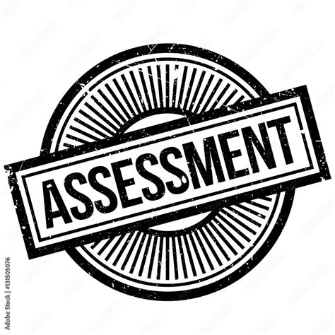 Assessment Rubber Stamp Stock Vector Adobe Stock