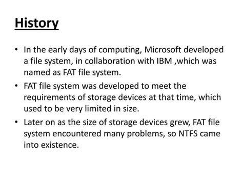 Windows File System Ppt