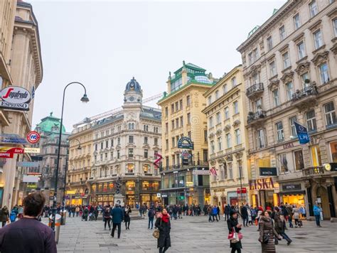 Viena Austria 17 De Febrero De 2018 Opiniones Del Paisaje Urbano De