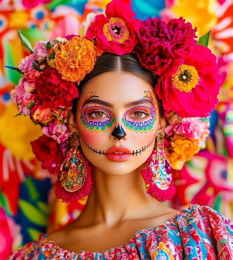 Pinterest In 2025 Sugar Skull Costume Catrina Costume La Catrina