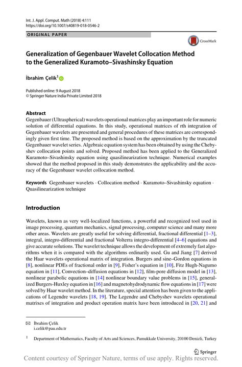 Generalization Of Gegenbauer Wavelet Collocation Method To The Generalized KuramotoSivashinsky