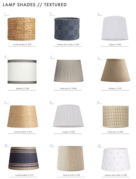 What Are The Types Of Lamp Shades Various Types Of Lampshades An