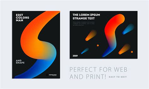 설정 합니다 추상적인 디자인 브로셔 표지 브랜딩 마케팅 키트에 대 한 다채로운 도형 A 4에서 크리에이 티브 전단지 0명에 대한