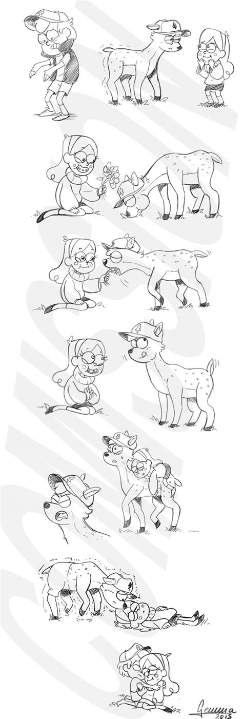 Comission Deer Dipper Gravity Falls By Miyucchi On Deviantart