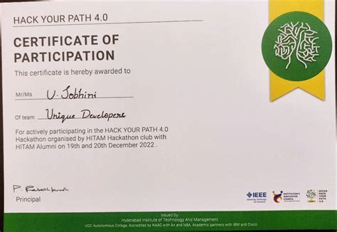 Sobhini Uppala On Linkedin Hitam Hackathon2022