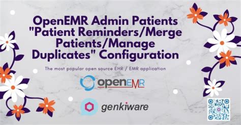 How To Configure OpenEMR Admin Patients Cantonese Genkiware