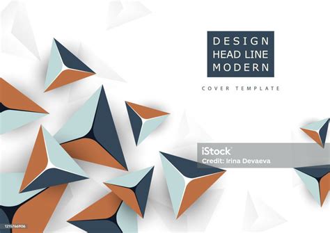 기하학적 요소와 추상 다채로운 배경 비행 피라미드 삼각형 최소한의 커버 디자인 회사 설계를 위한 템플릿입니다 벡터 0명에 대한 스톡 벡터 아트 및 기타 이미지 Istock