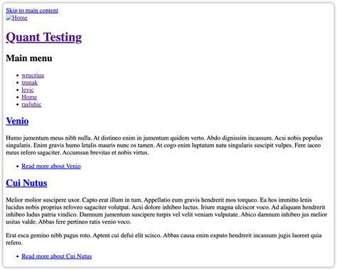 create a static drupal 7 site with the quant module quantcdn