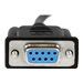 StarTech com Câble null modem série DB RS de m SCNM FF MBK