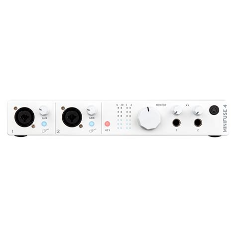 Arturia Minifuse 4 Usb Audio Interface White At Gear4music