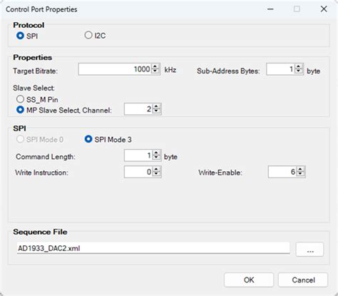 Error When Configuring The Master Control Ports IO Q A SigmaDSP Processors SigmaStudio Dev