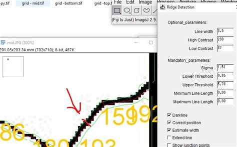 Ridge Detection Image Analysis Imagesc Forum