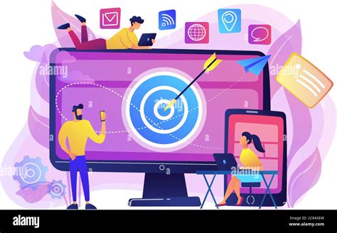 Multi Device Targeting Concept Vector Illustration Stock Vector Image And Art Alamy
