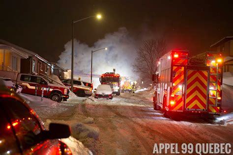 Incendie De 2e Alarme Au 10 Rue Saint Émile