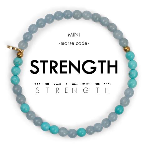 Mini Morse Code Bracelet Strength Artofit
