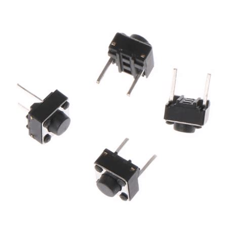 Push Button Micro Momentary Tactile Switch 6x6x5mm 2 Pin Sastron Limited