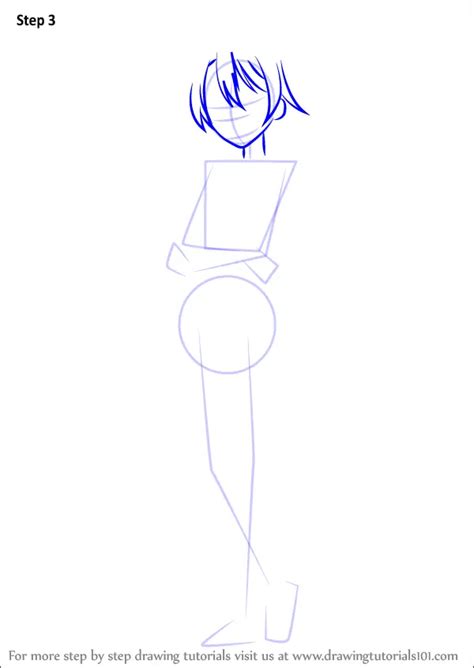 How To Draw Yagami Kou From New Game New Game Step By Step Drawingtutorials Com