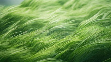 Swaying Grass Field Texture Stock Illustration Illustration Of