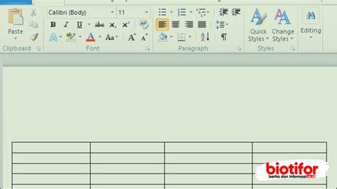Cara Membuat Tabel Di Microsoft Word Panduan Lengkap