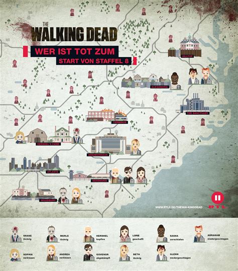 Карта The Walking Dead