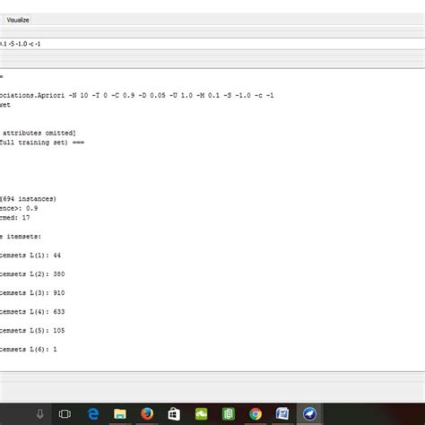 1 Generation Of Association Rules By Apriori Algorithm Download Scientific Diagram