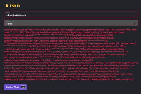 User Authentication Issue · Issue 2399 · Mage Aimage Ai · Github