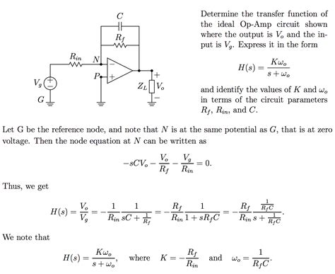 Op Amp Transfer Function At Kaitlyn Corkill Blog