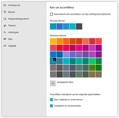 Taakbalk Kan Kleur Niet Veranderen Archief Windows 10 Pc Helpforum